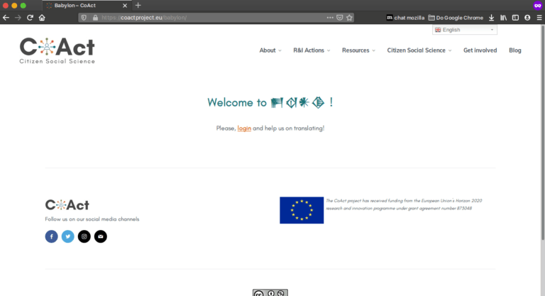 How to manage translations ⋆ CoAct