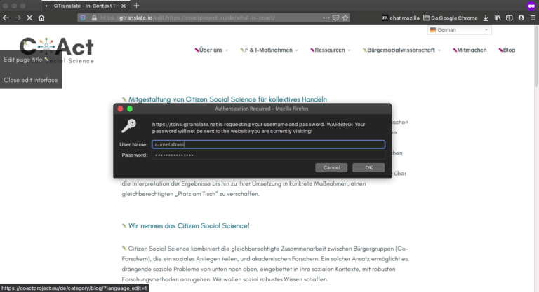 How to manage translations ⋆ CoAct